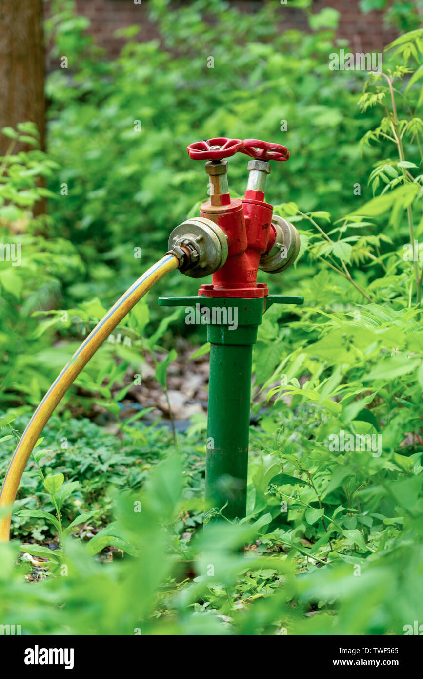 Professional irrigation system for public green areas and parks ...