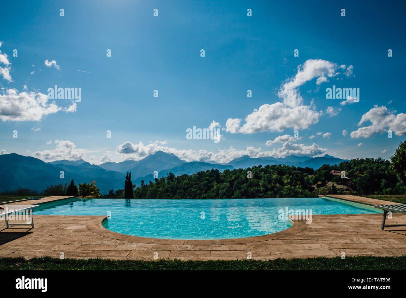 Italian city of Barga Stock Photo - Alamy