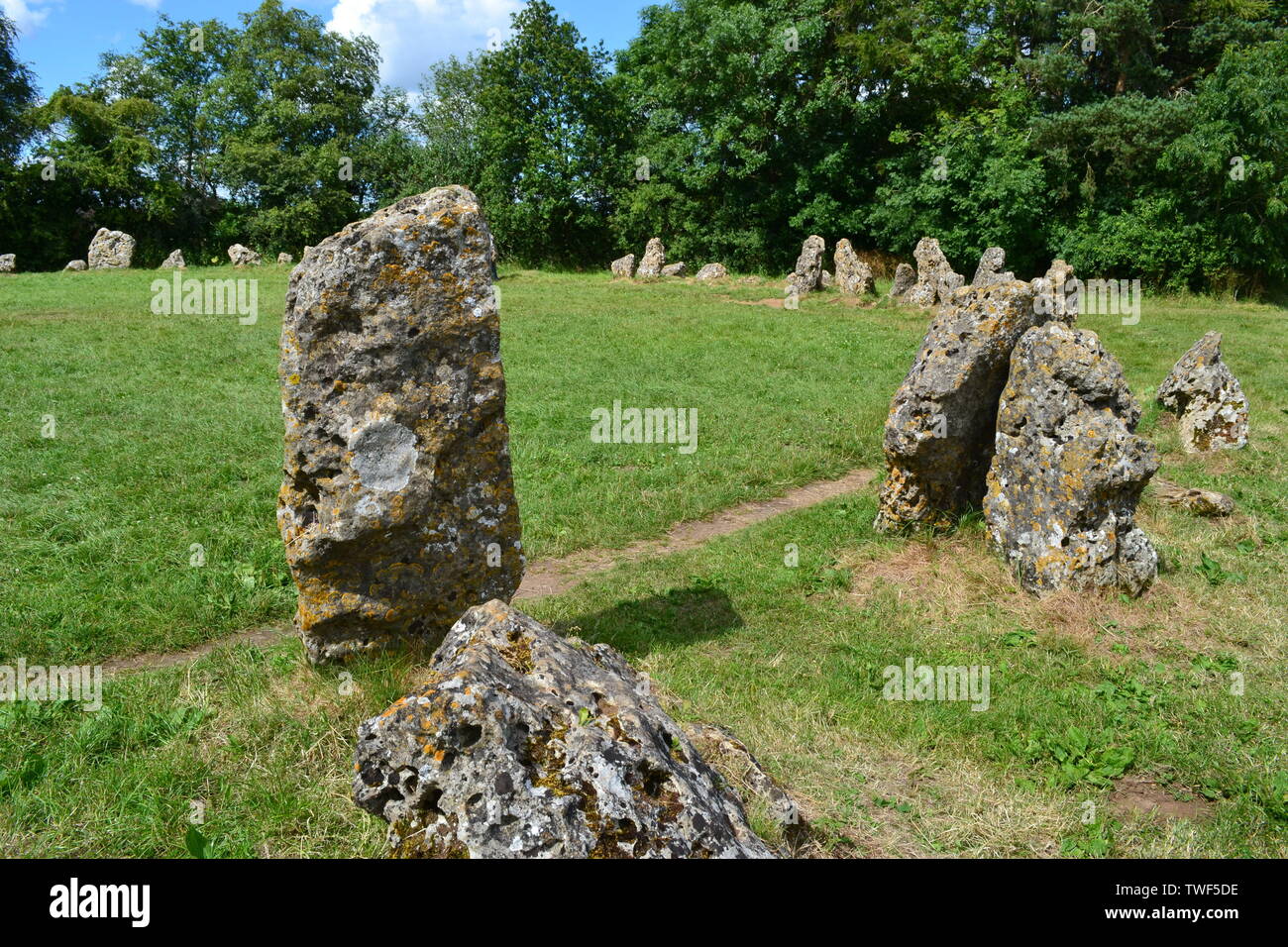 The King's Men stone circle, The Rollright Stones, Stone Court, Great ...