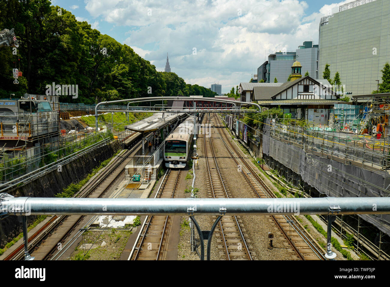 Tokyo, Japan, 1st, June, 2017. The JR line. East Japan Railway Company ...