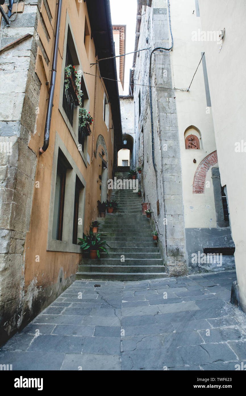 Italian city of Barga Stock Photo - Alamy