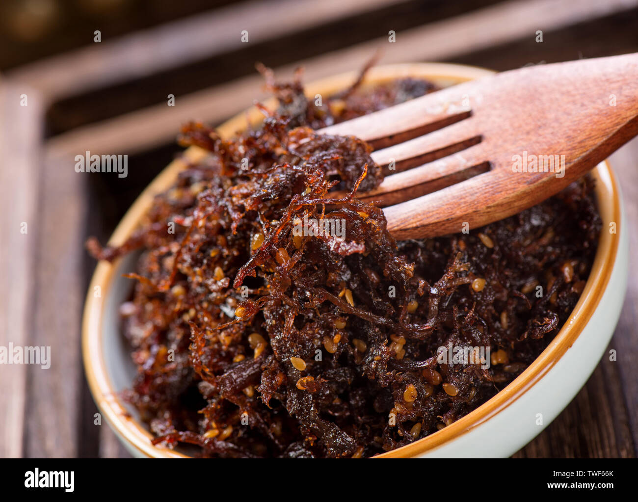 Beef shredded cabbage pickle pepper Stock Photo - Alamy