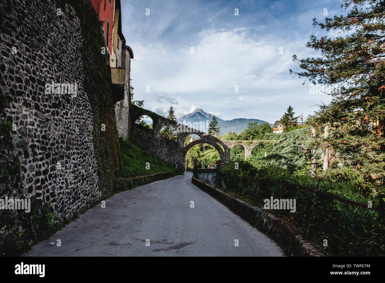 Italian city of Barga Stock Photo - Alamy