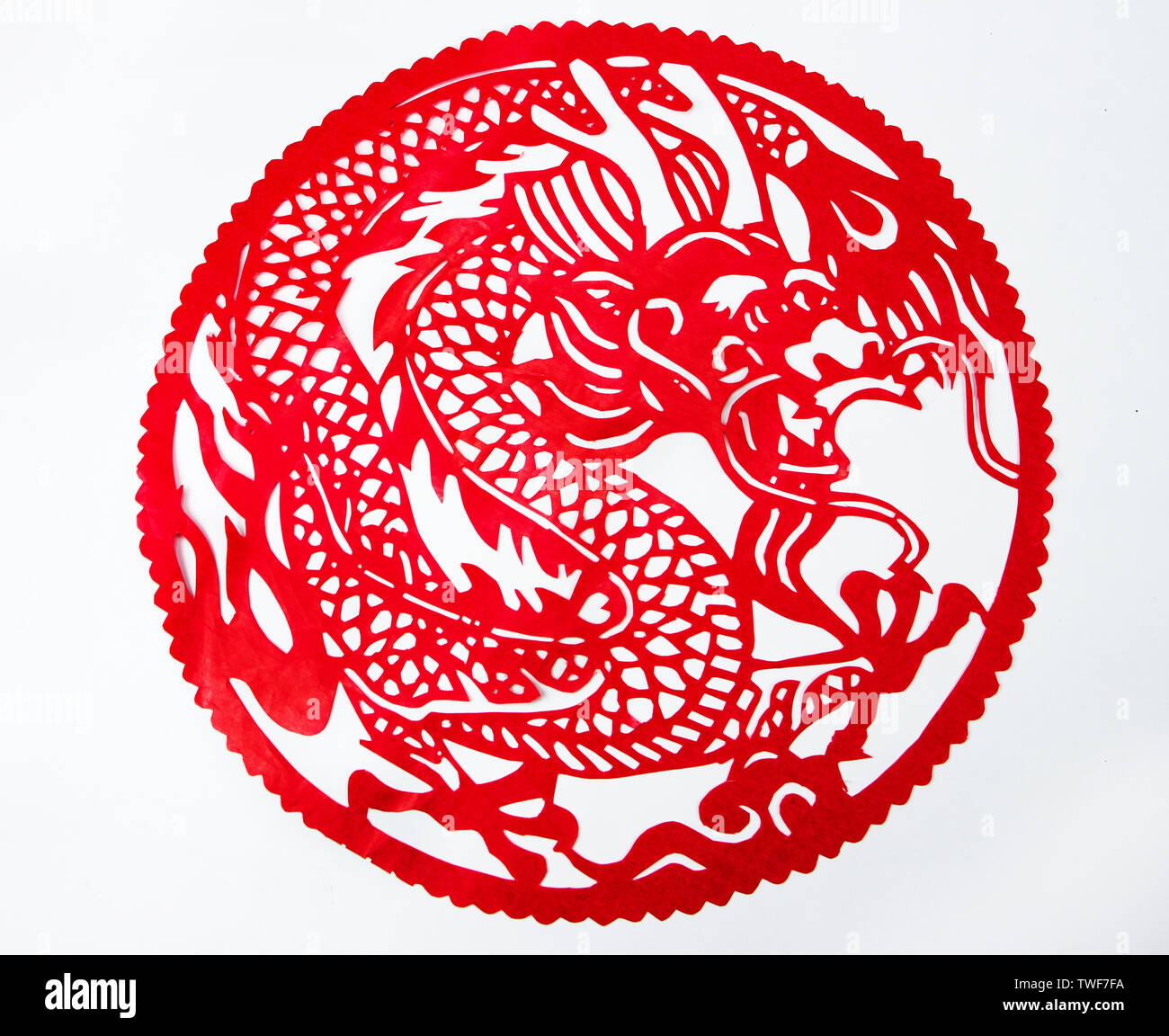Folk traditional art paper-cut paper pattern Stock Photo - Alamy
