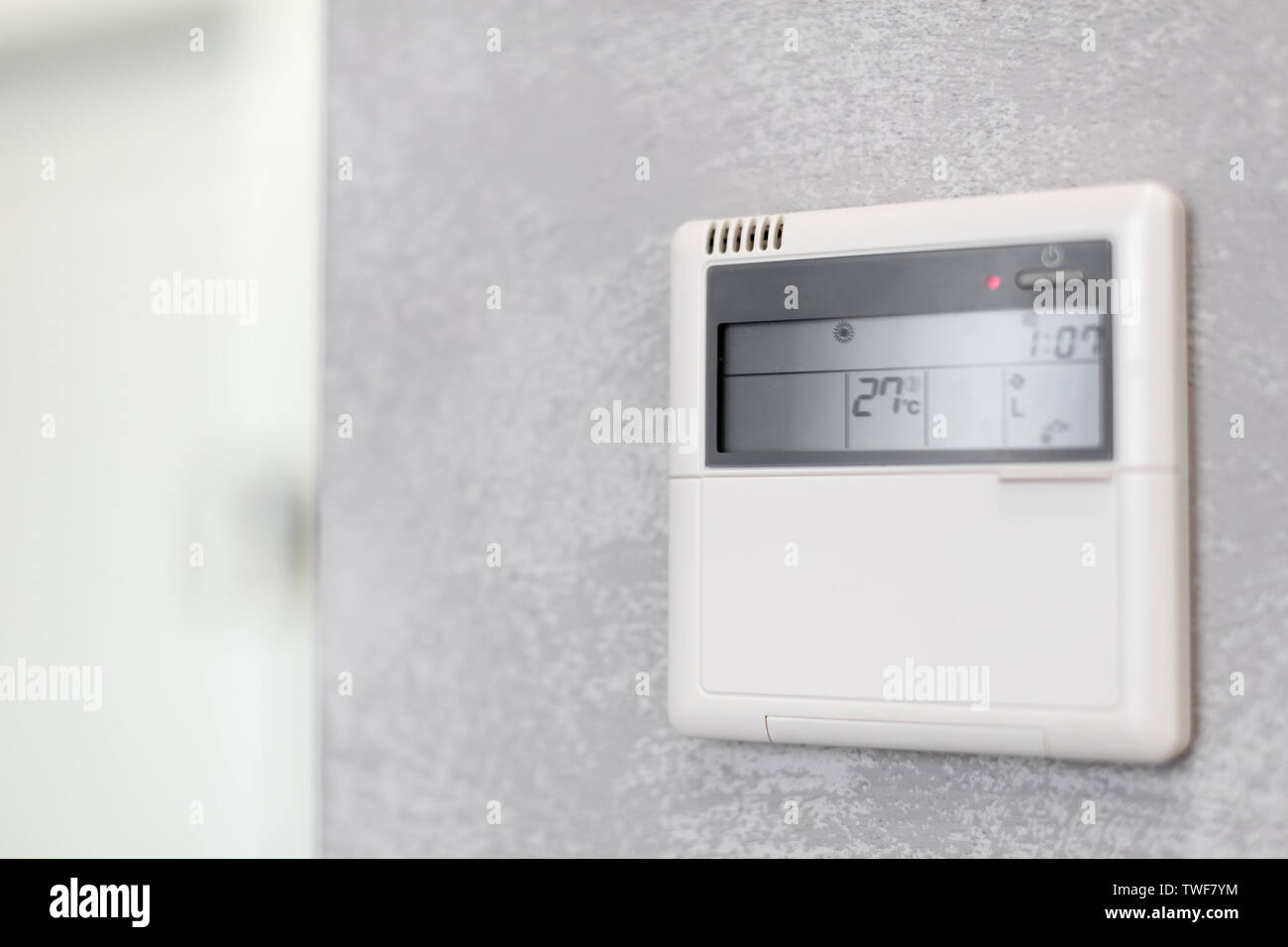 Air Conditioner Remote Control in a hotel room Stock Photo - Alamy