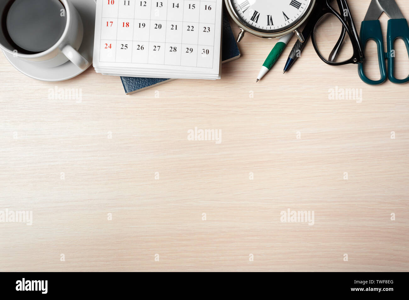 work space. calendar Stock Photo - Alamy