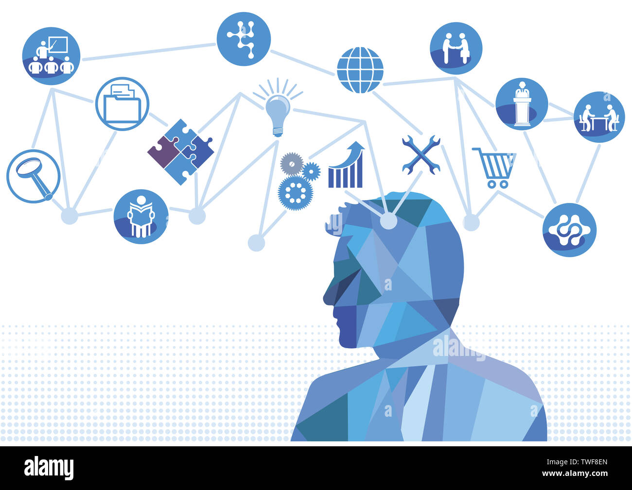 direction decision, strategy illustration Stock Photo - Alamy