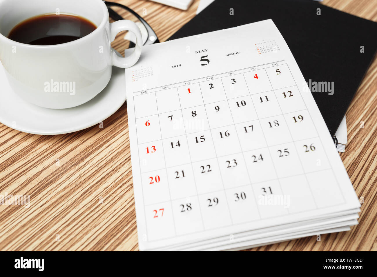 work space. calendar Stock Photo - Alamy