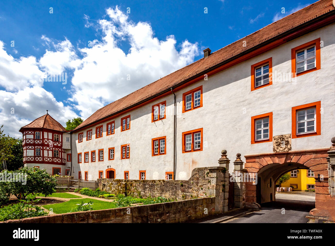 Historical Castle of Tann in Röhn, Germany Stock Photo - Alamy