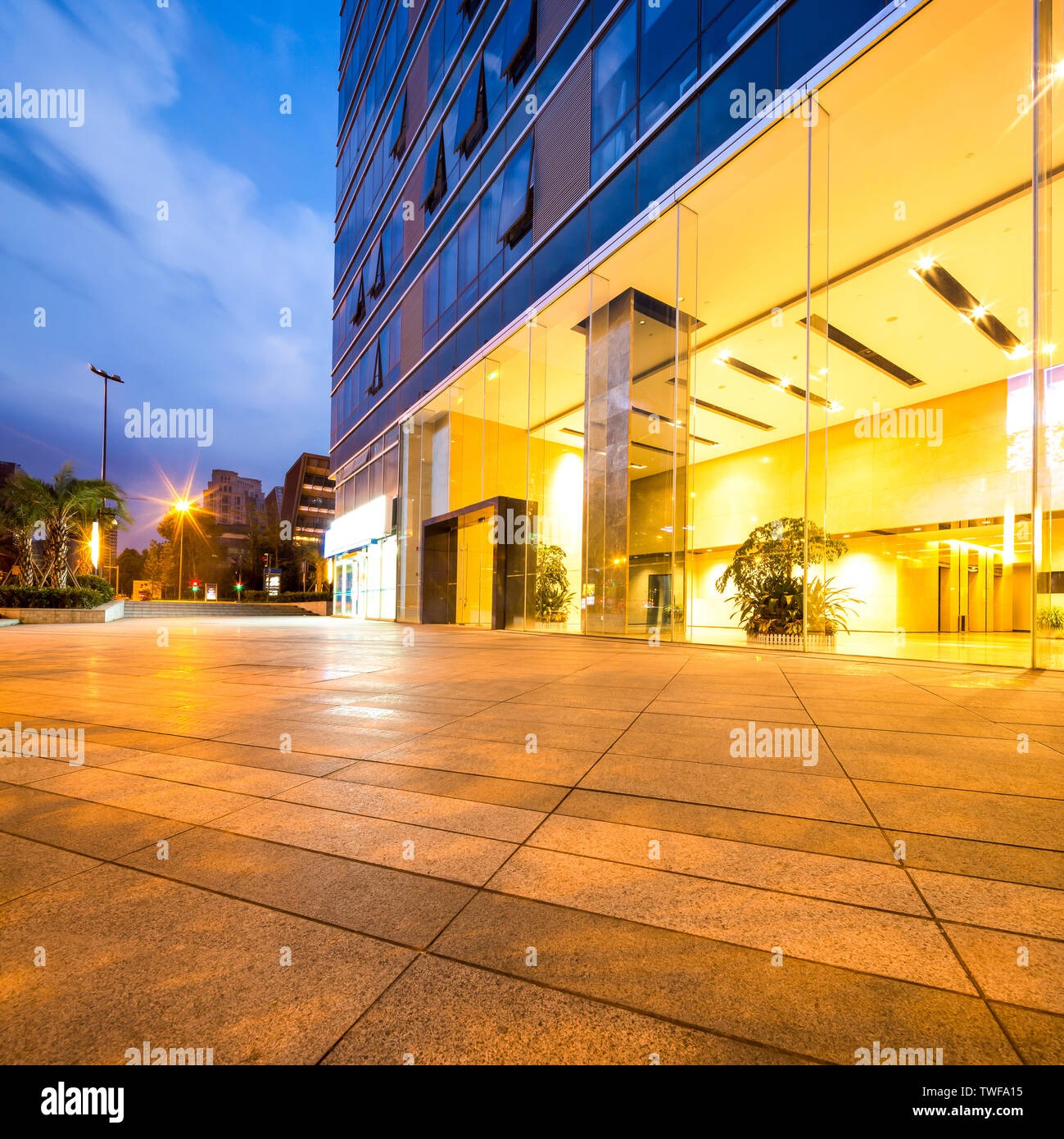 Empty space of modern building facade Stock Photo - Alamy