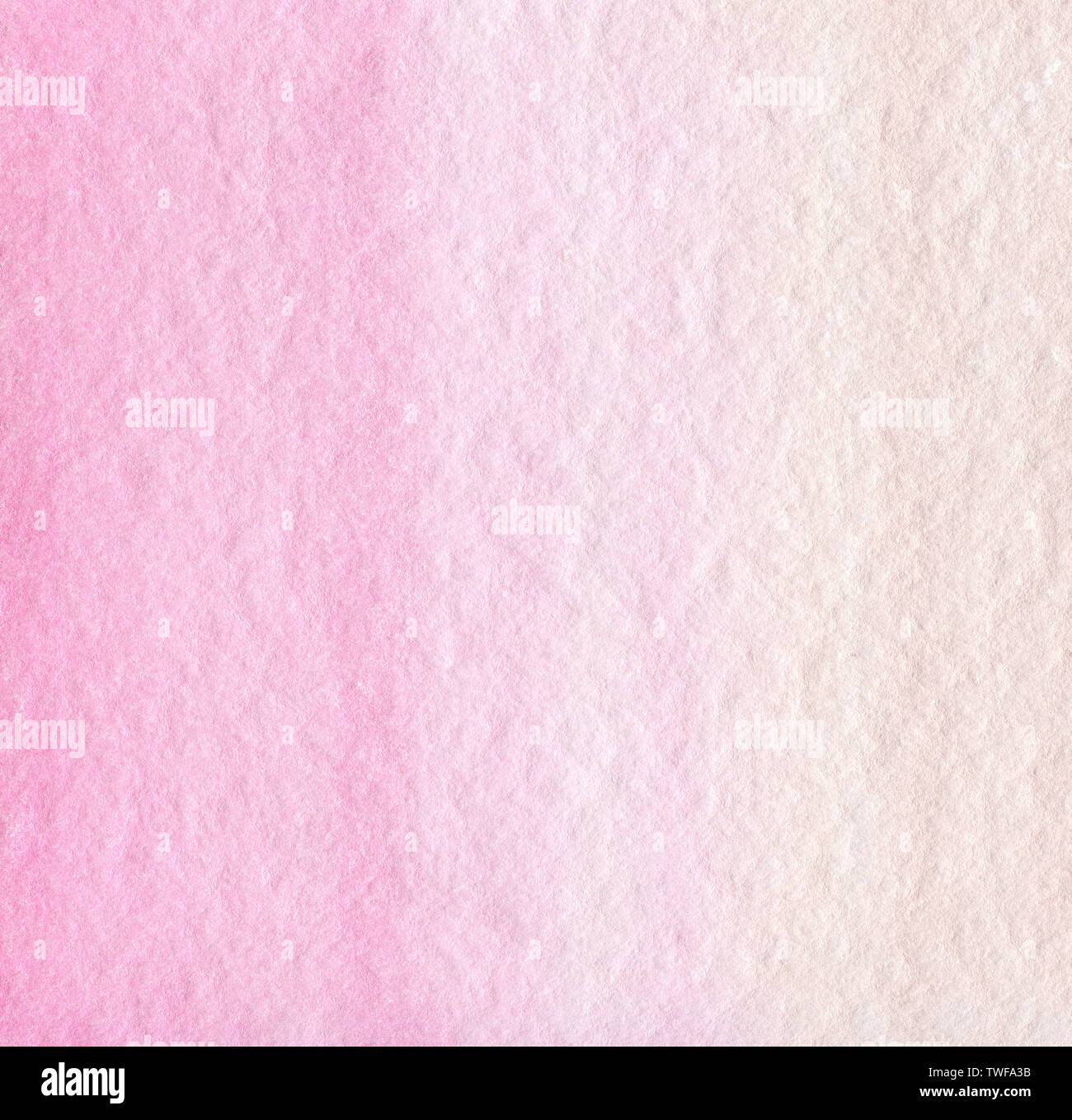 Watercolor hand drawn gradient background in light gentle pink color ...