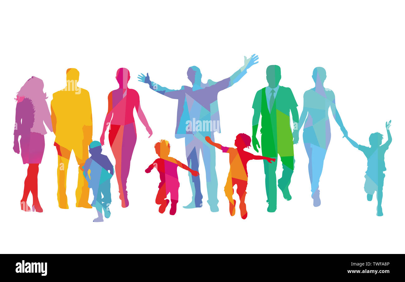 Child Meeting Friends Parents High Resolution Stock Photography and ...