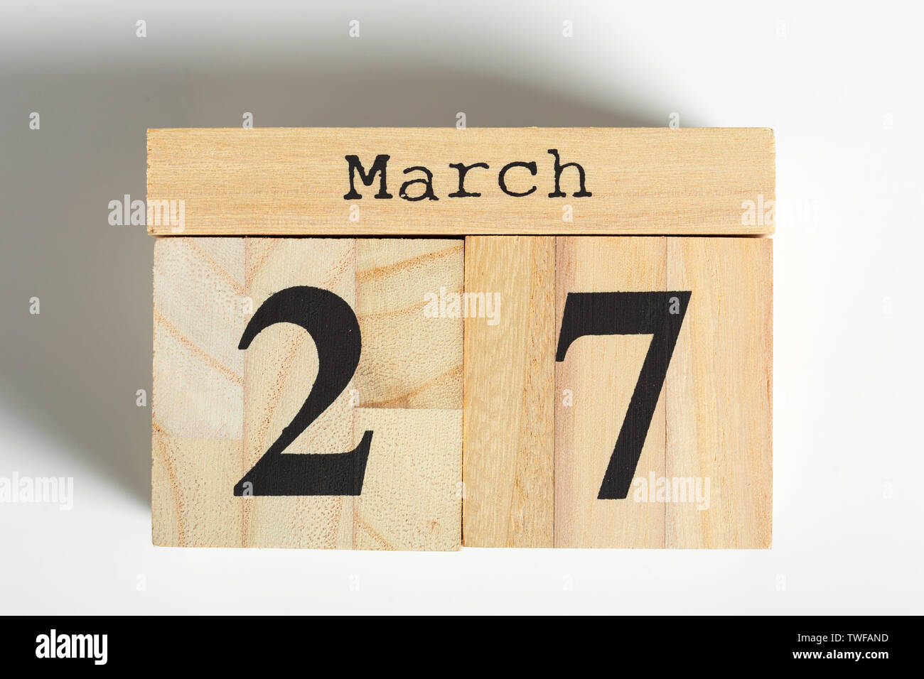 27 date calender hi-res stock photography and images - Alamy