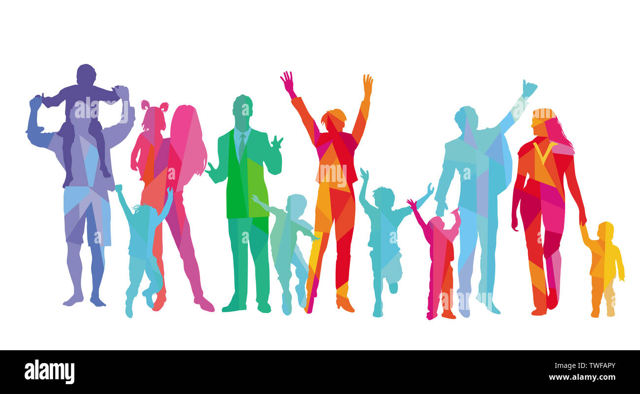 Child Meeting Friends Parents High Resolution Stock Photography and ...