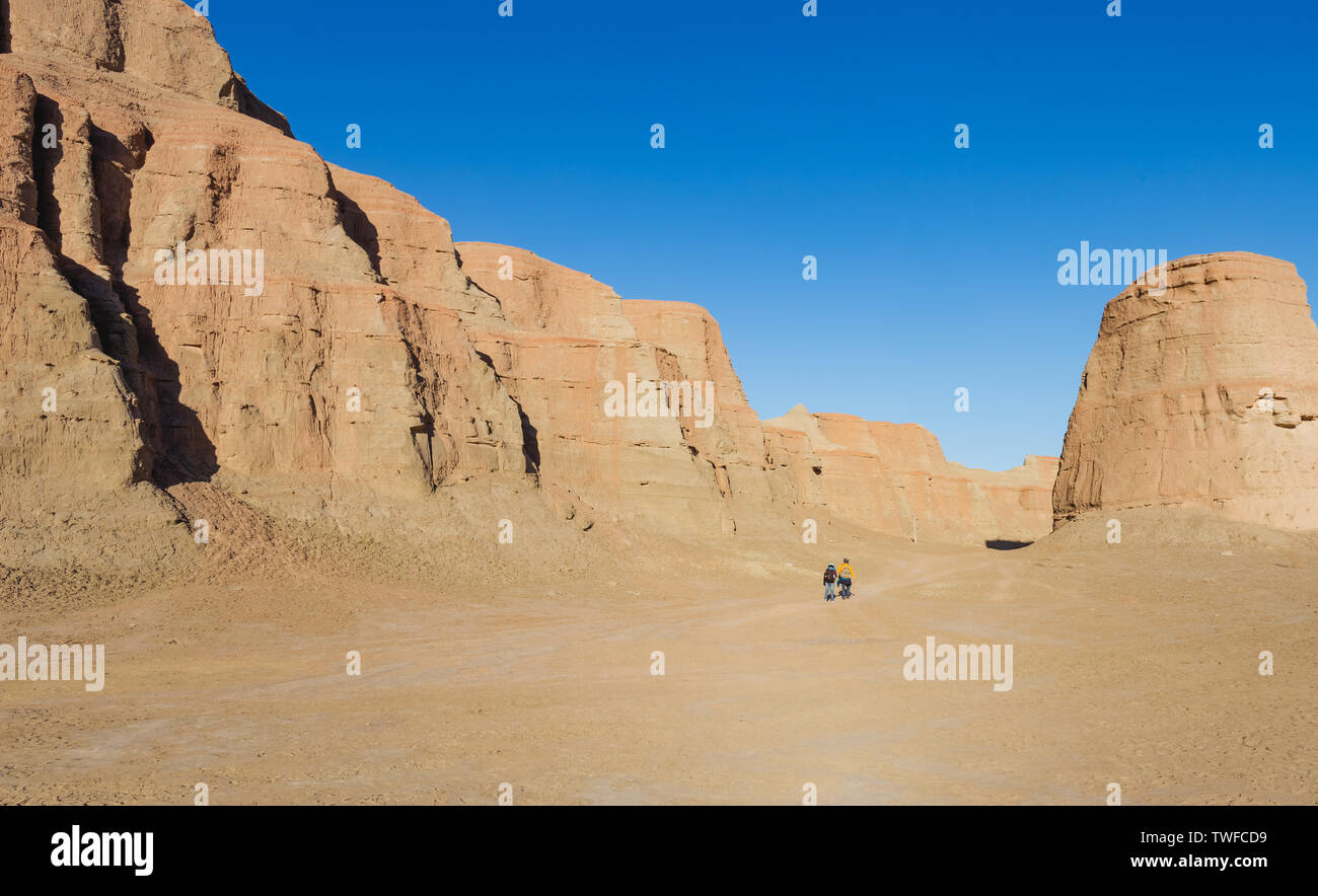 Scenery of the ghost city of Xinjiang Stock Photo - Alamy