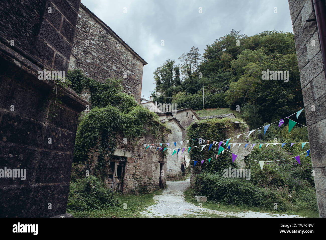 Abandoned Isola Santa Village in Tuscany, Italy Stock Photo - Alamy