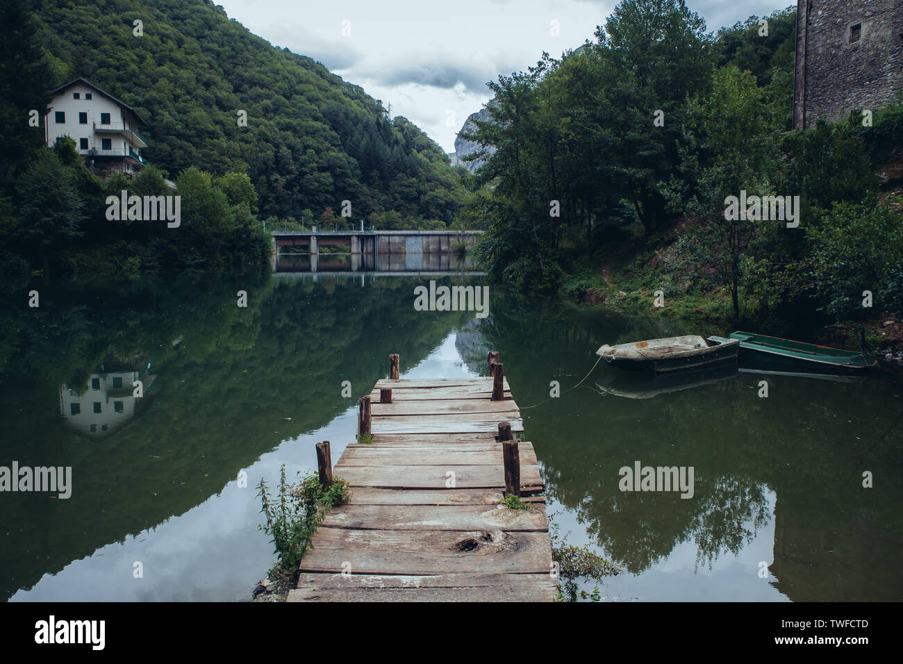 Abandoned Isola Santa Village in Tuscany, Italy Stock Photo - Alamy