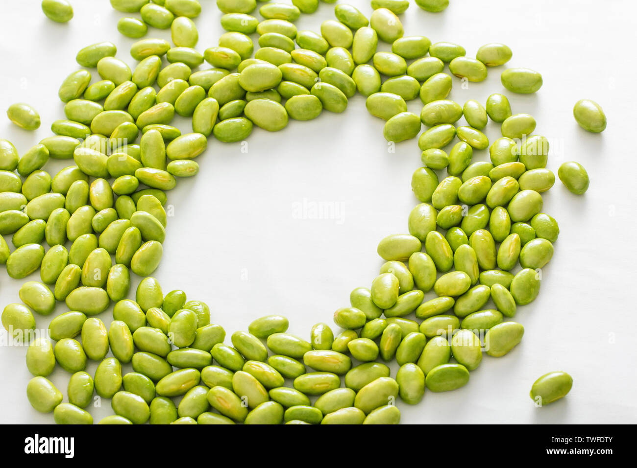 Fresh soybean edamame Stock Photo - Alamy