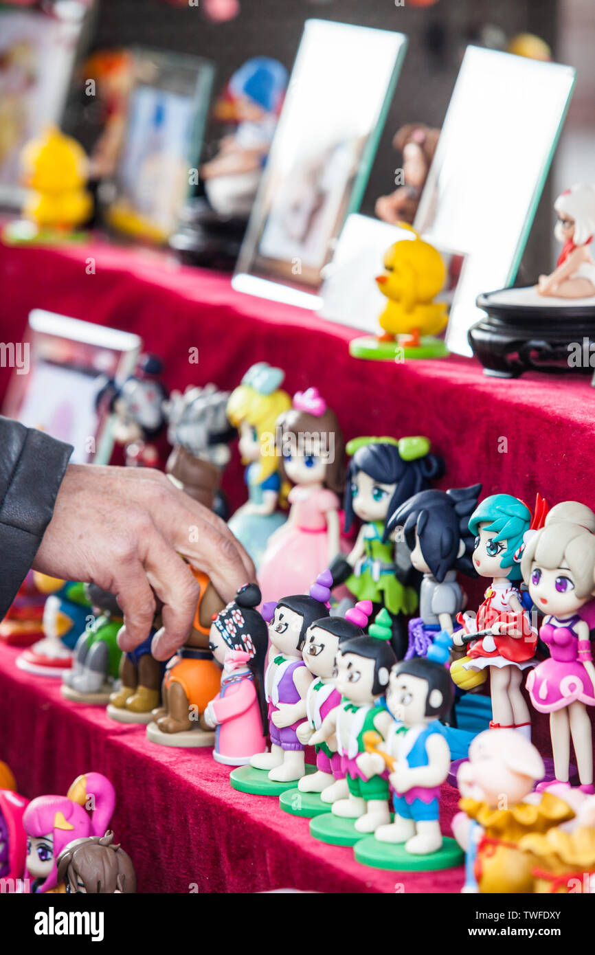 Cartoon image of clay man Stock Photo - Alamy