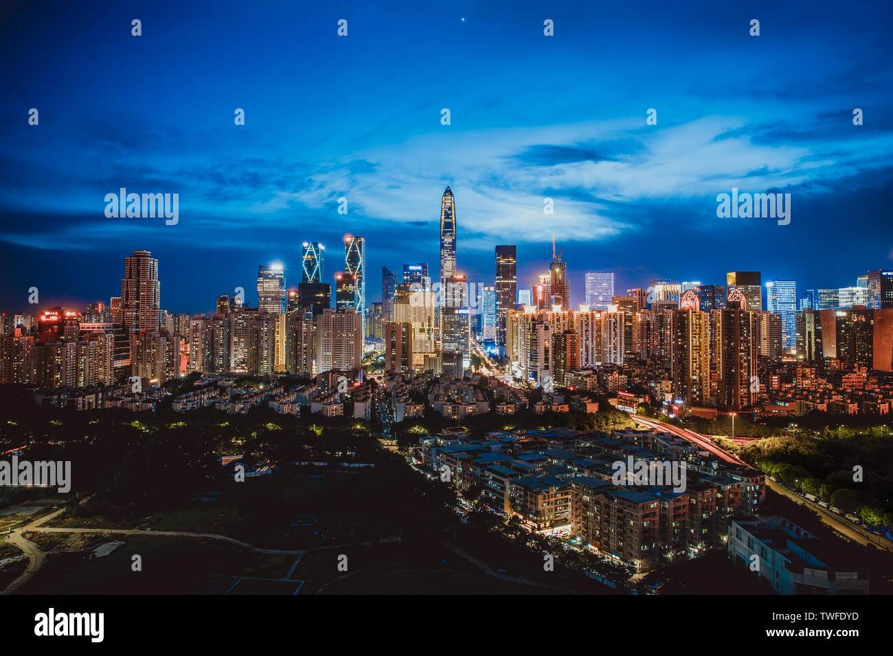 Shenzhen night view hi-res stock photography and images - Alamy