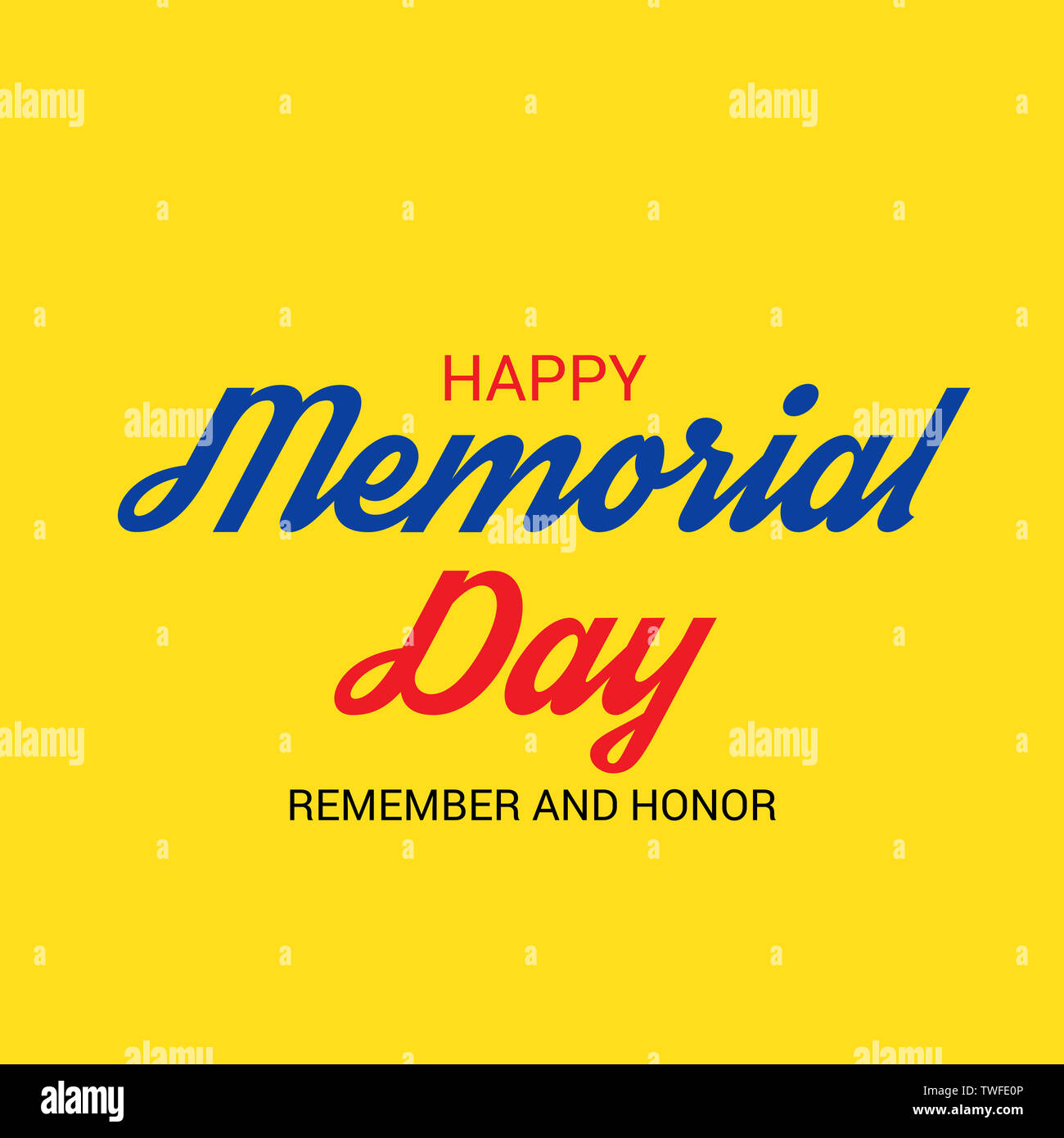 Memorial Day Background with USA Flag Color Stock Photo - Alamy