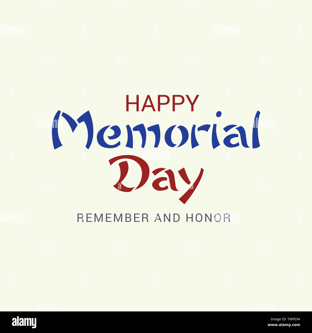 Memorial Day Background with USA Flag Color Stock Photo - Alamy