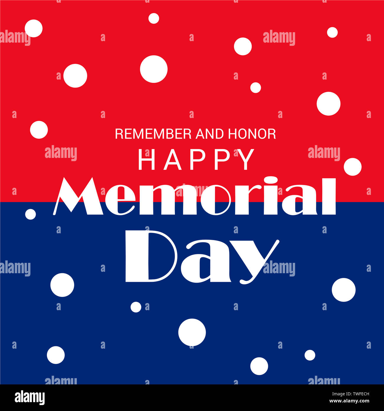 Memorial Day Background with USA Flag Color Stock Photo - Alamy