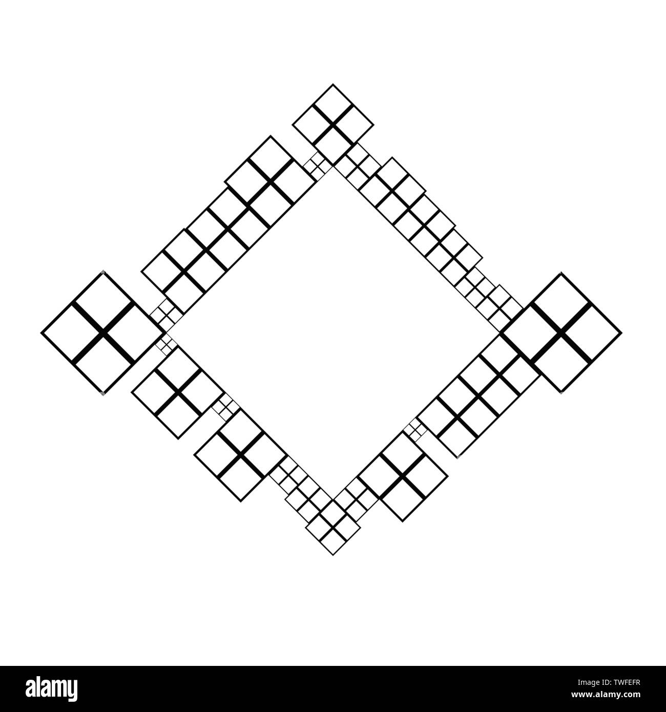 Square frame design Stock Vector Images - Alamy