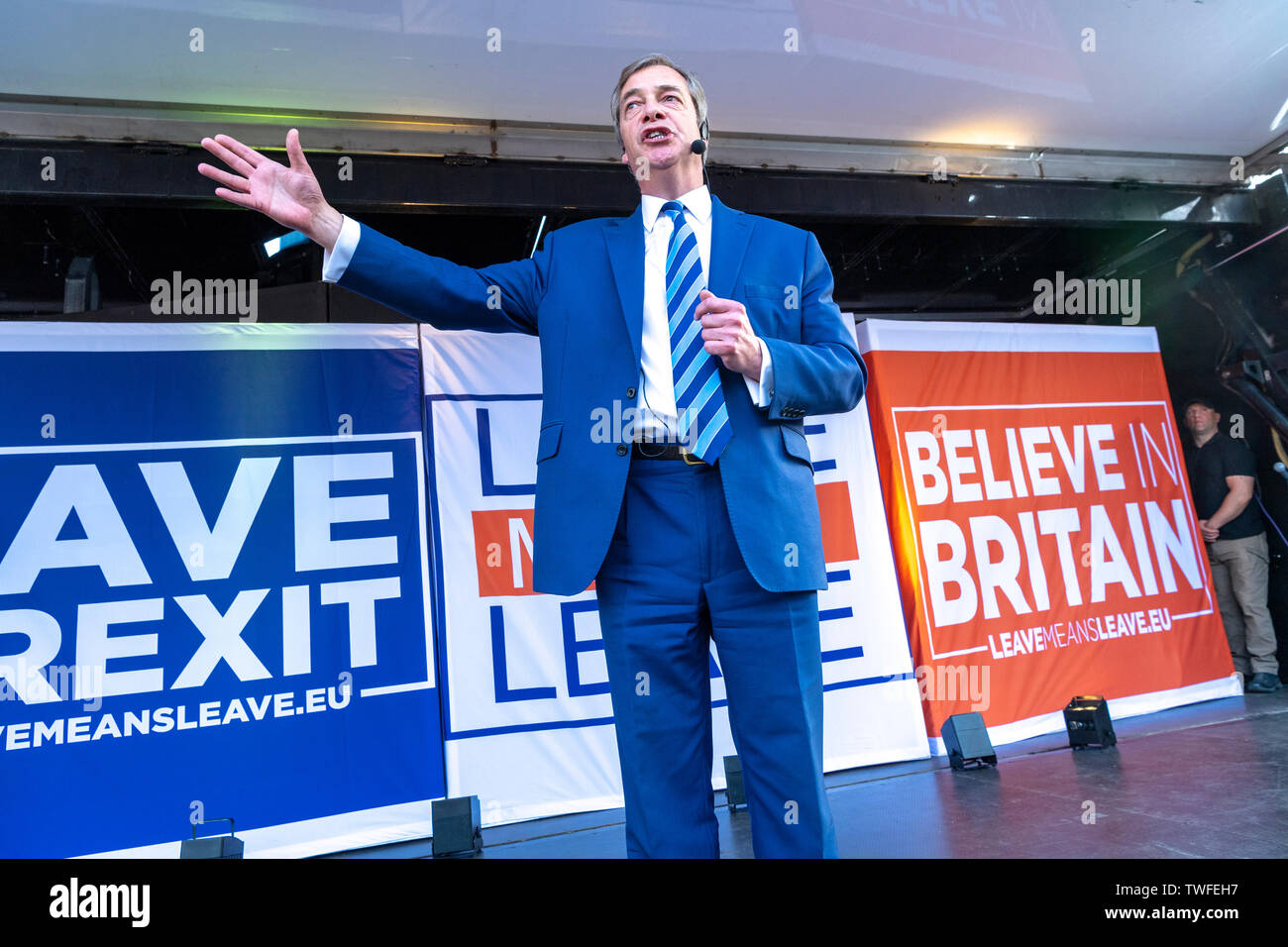 Union jack nigel farage hi-res stock photography and images - Alamy
