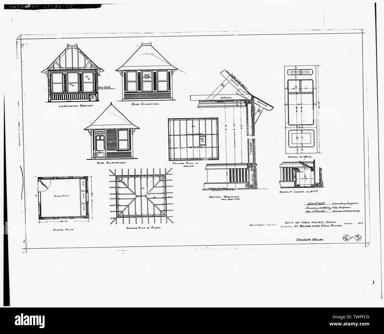 Bridge tender house Black and White Stock Photos & Images - Alamy