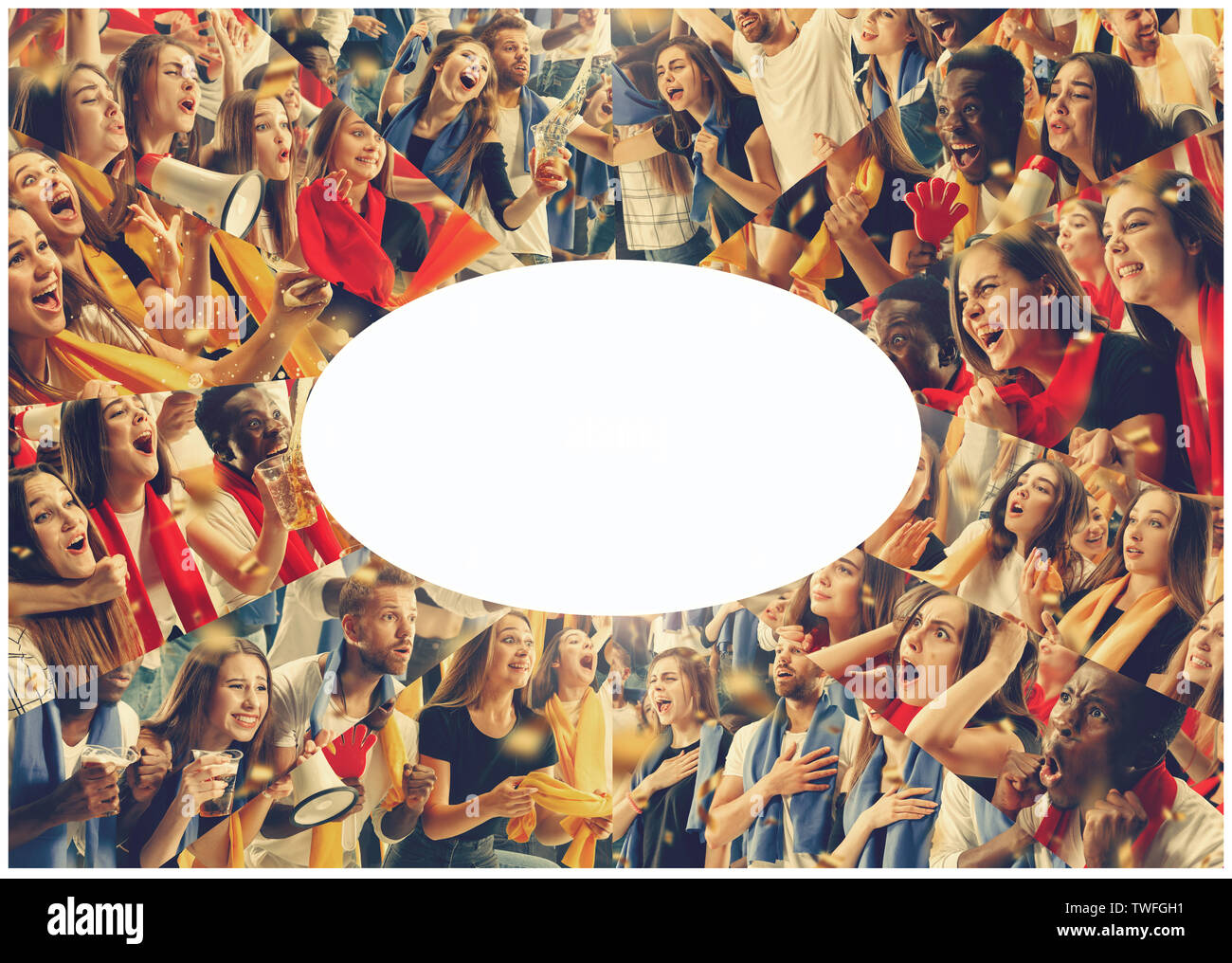 Happy women soccer team Cut Out Stock Images & Pictures - Alamy