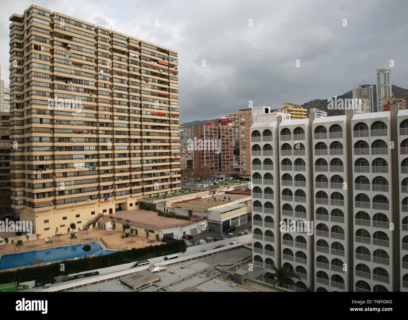 Benidorm tower block hi-res stock photography and images - Alamy