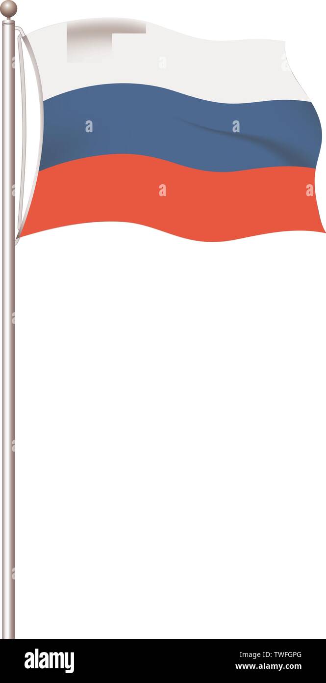 World flags. Russia. Country national flag post transparent background ...