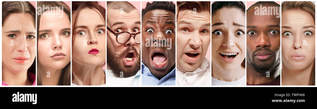 Reject, rejection, doubt concept. Doubtful people with thoughtful ...