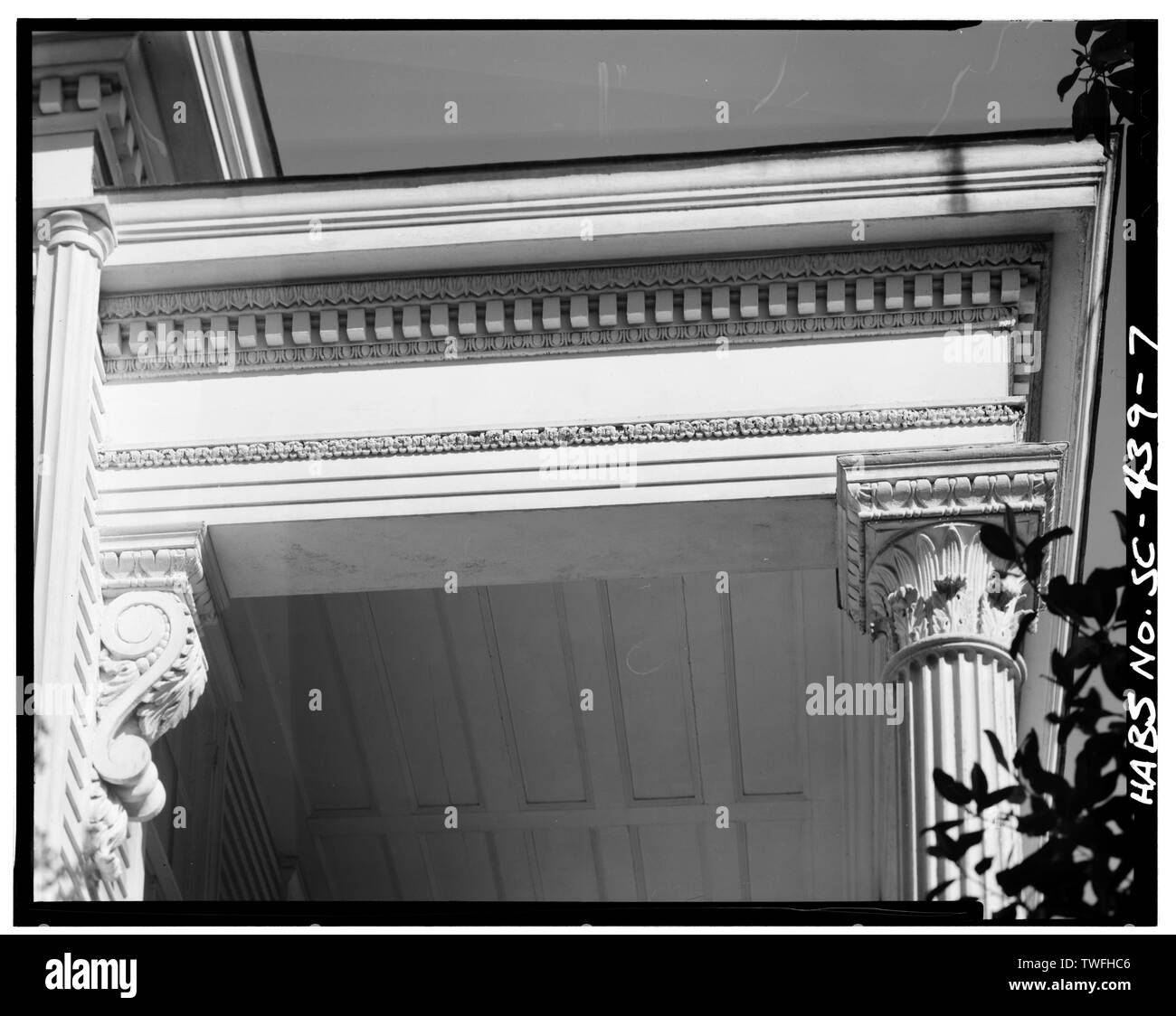 Detail of south elevation Cut Out Stock Images & Pictures - Alamy