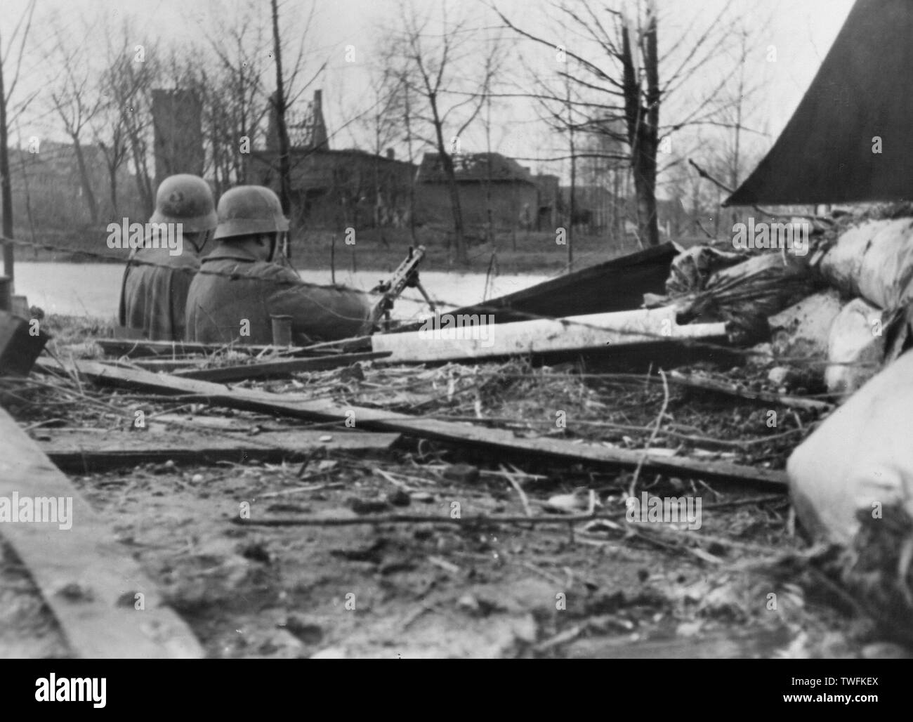 German Soldiers With An Mg42 High Resolution Stock Photography and ...
