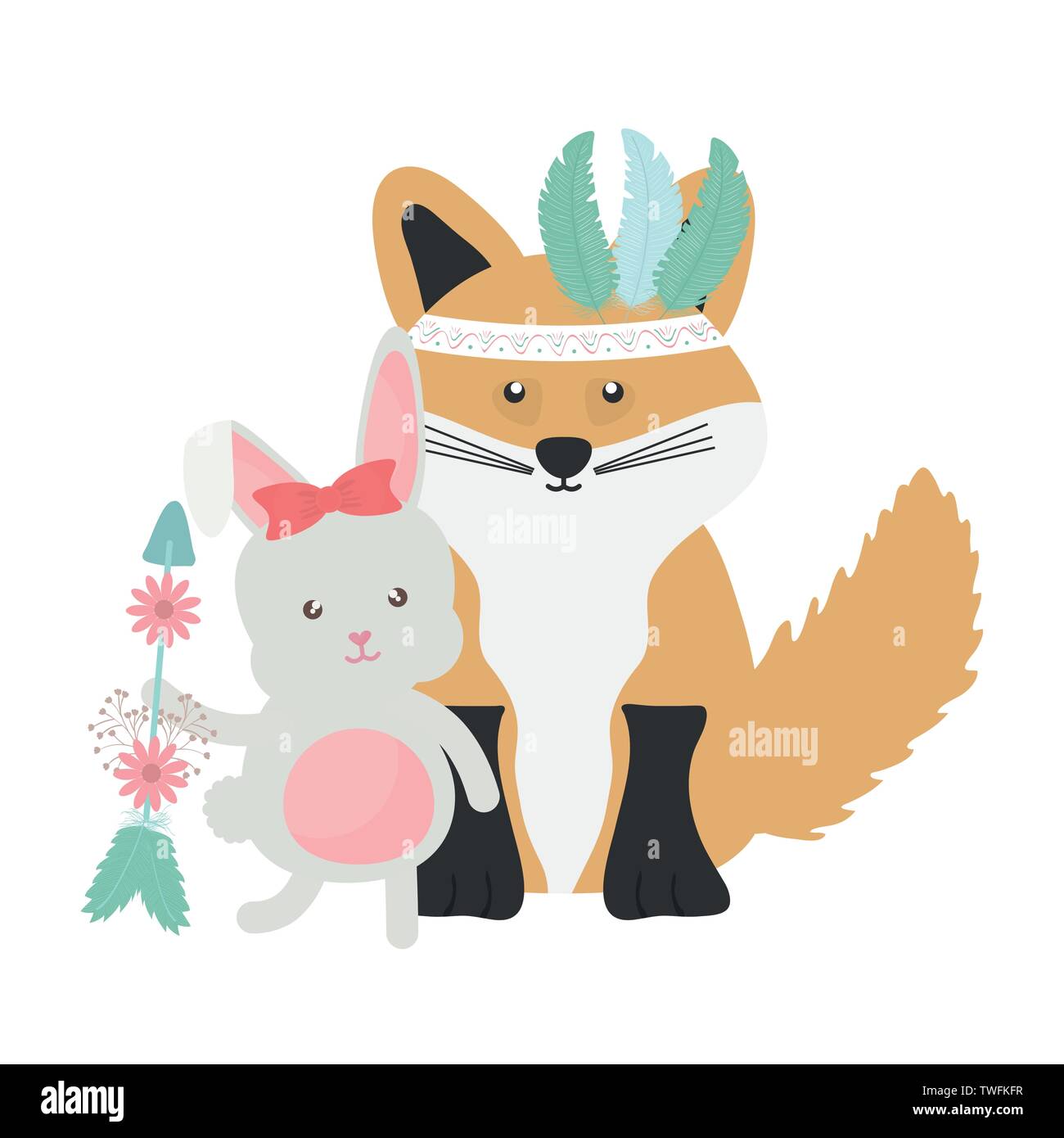 Fox indian tribe Stock Vector Images - Alamy