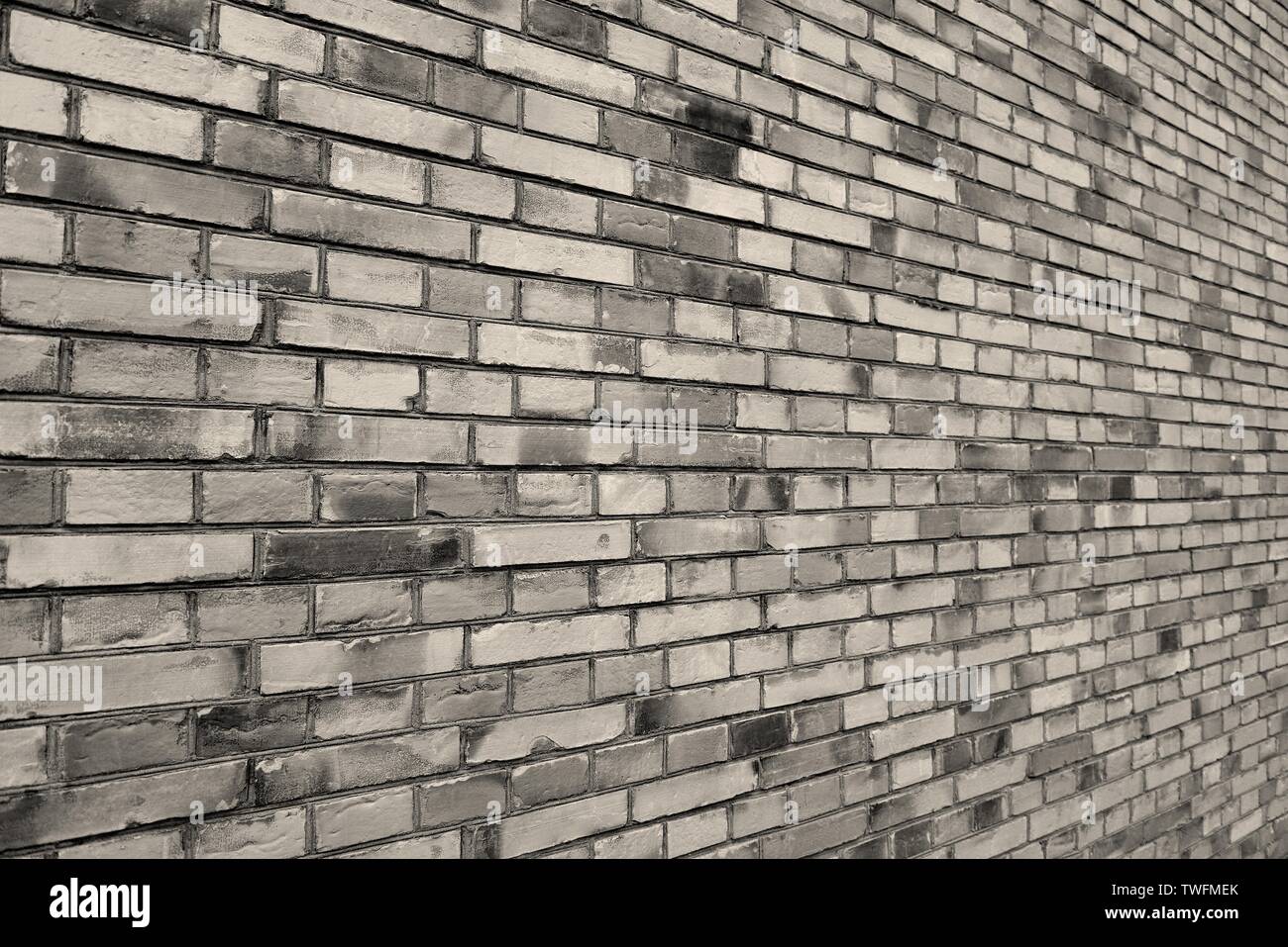 Gray brick wall background Stock Photo - Alamy