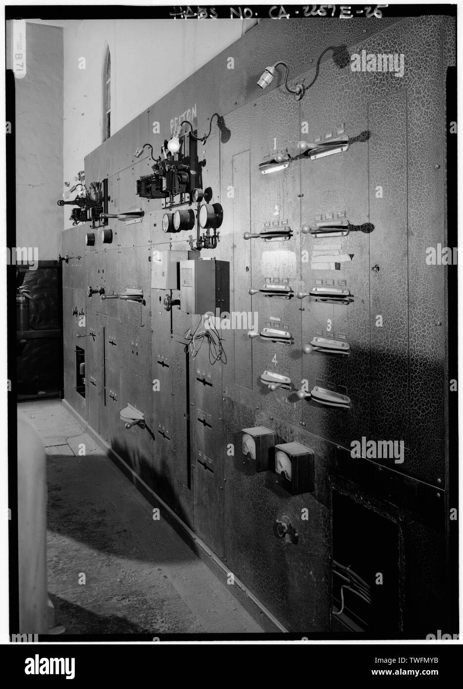 POWER ROOM INTERIOR, CONTROL PANEL, LOOKING NORTH - Death Valley Ranch ...