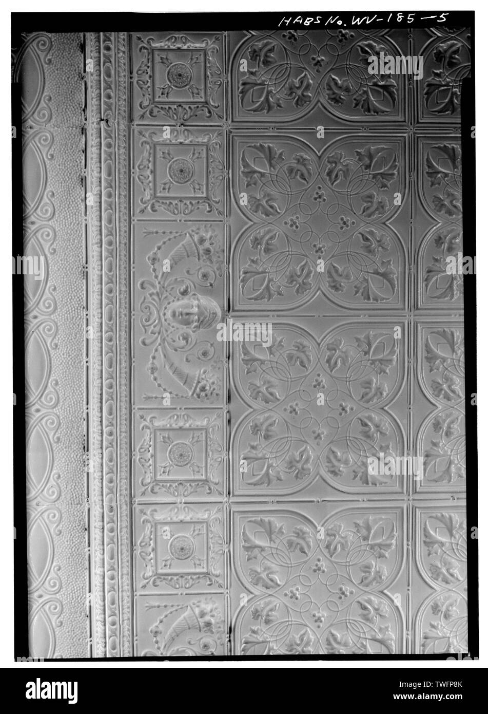 PRESSED METAL CEILING DATAIL, FIRST FLOOR - Reed Building, 2125 Market ...