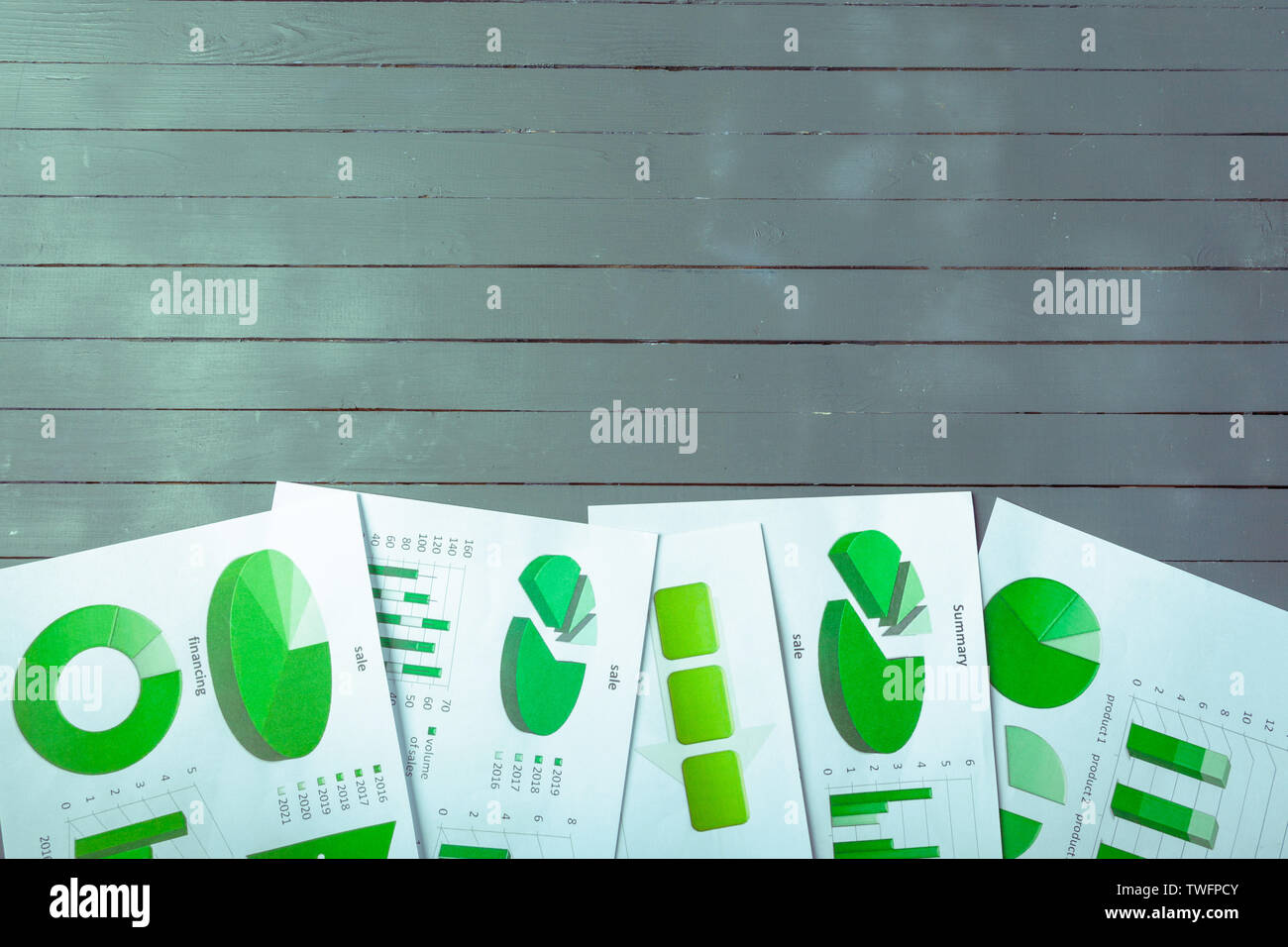 Graphical chart analysis Stock Photo - Alamy