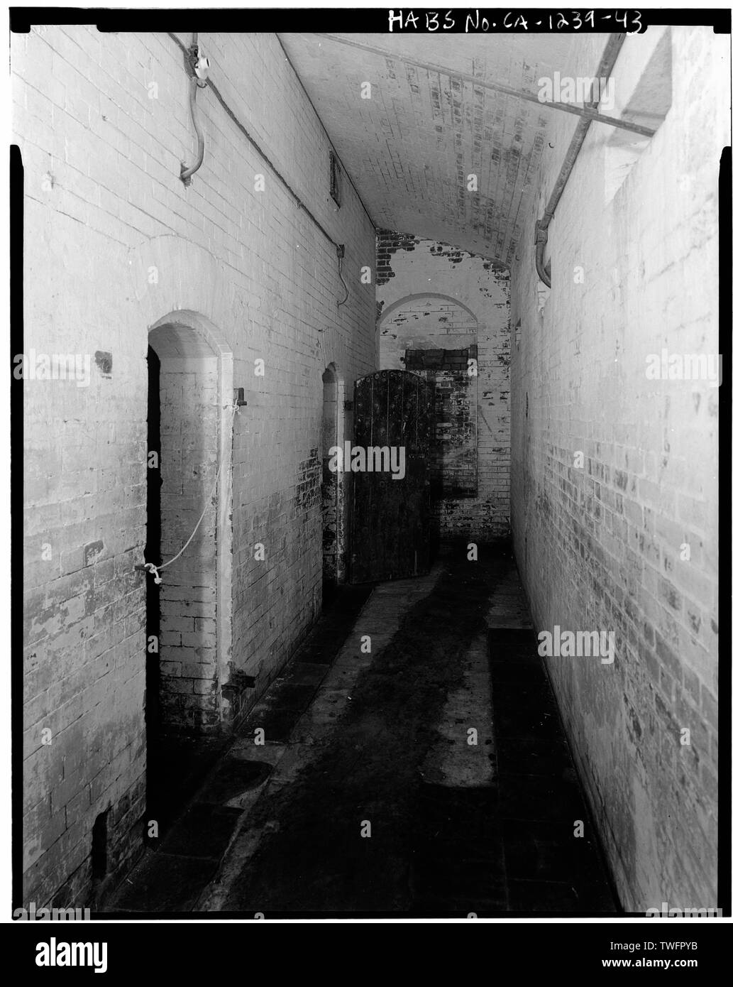 PRISON CELL BLOCK - Fort Point, U.S. Highway 101, San Francisco, San ...