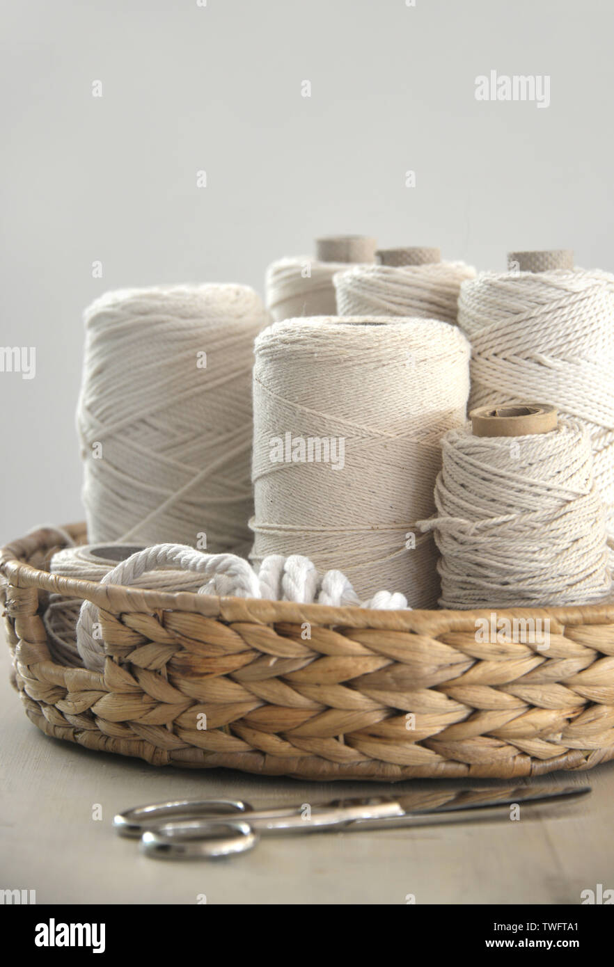 Macrame objects hi-res stock photography and images - Alamy