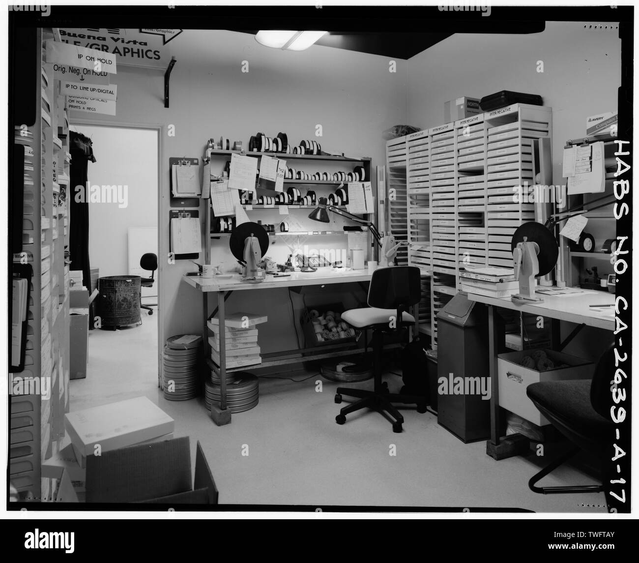 PRODUCTION ROOM -3 INTERIOR VIEW, FACING NORTHEAST - Walt Disney ...