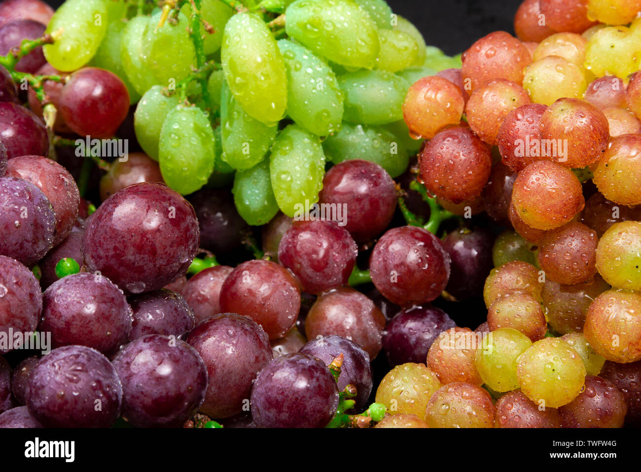 Multiple grape combinations Stock Photo - Alamy
