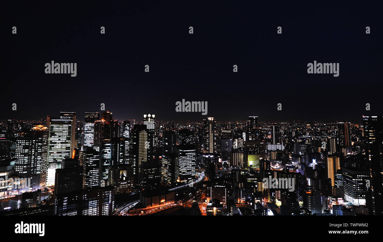 City Night Scene Stock Photo - Alamy