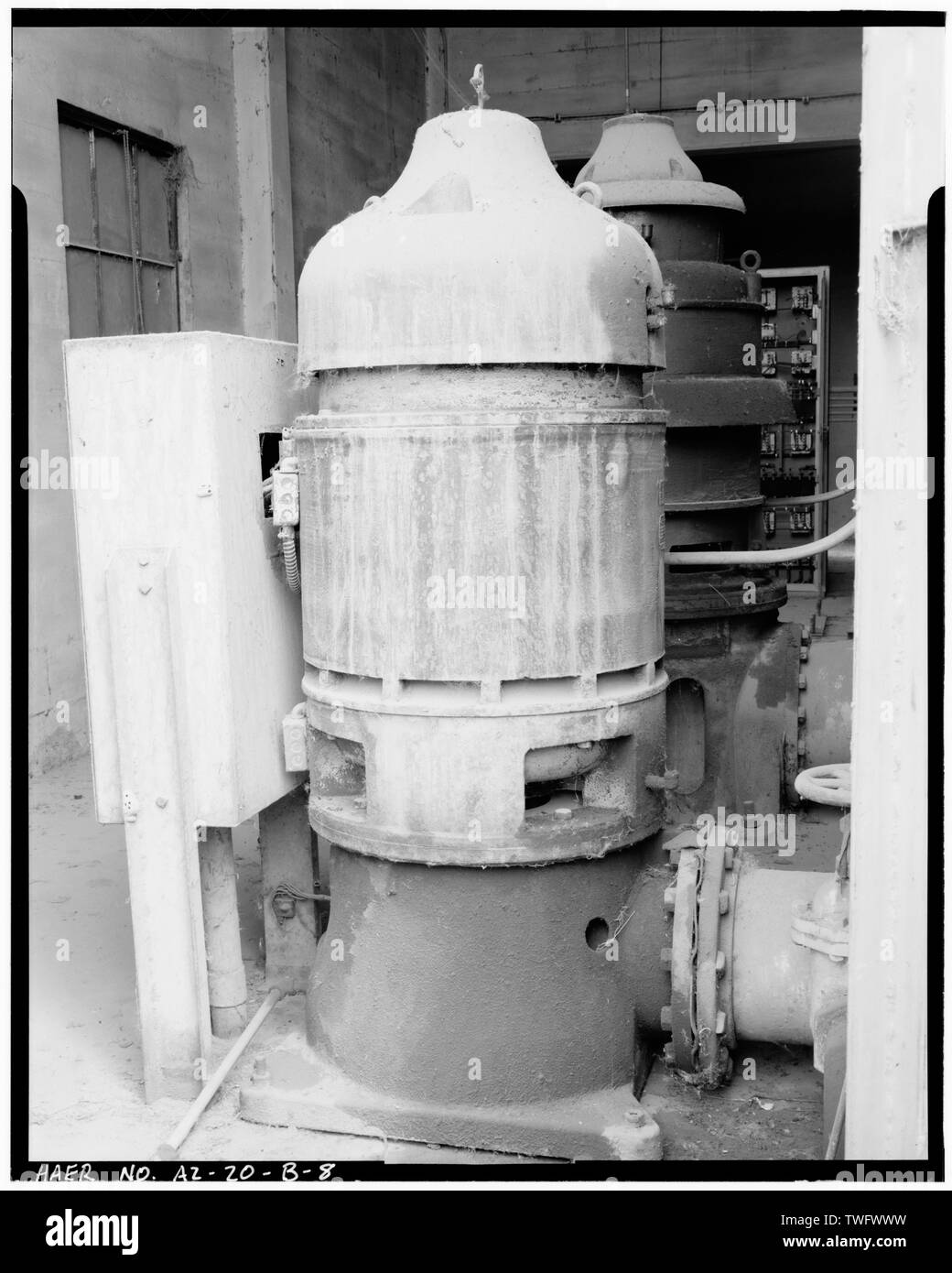 PUMP INSIDE PUMPHOUSE. - Crosscut Steam Plant, Indian Bend Pond and ...