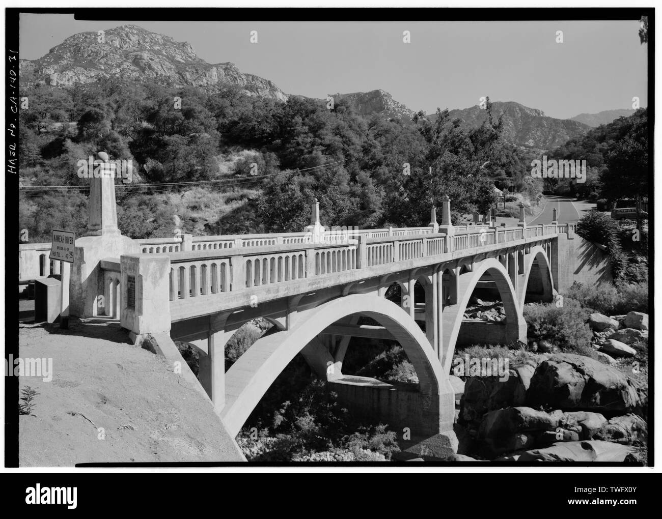 PUMPKIN HOLLOW BRIDGE ACROSS KAWEAH RIVER, FACING NORTH - Generals ...