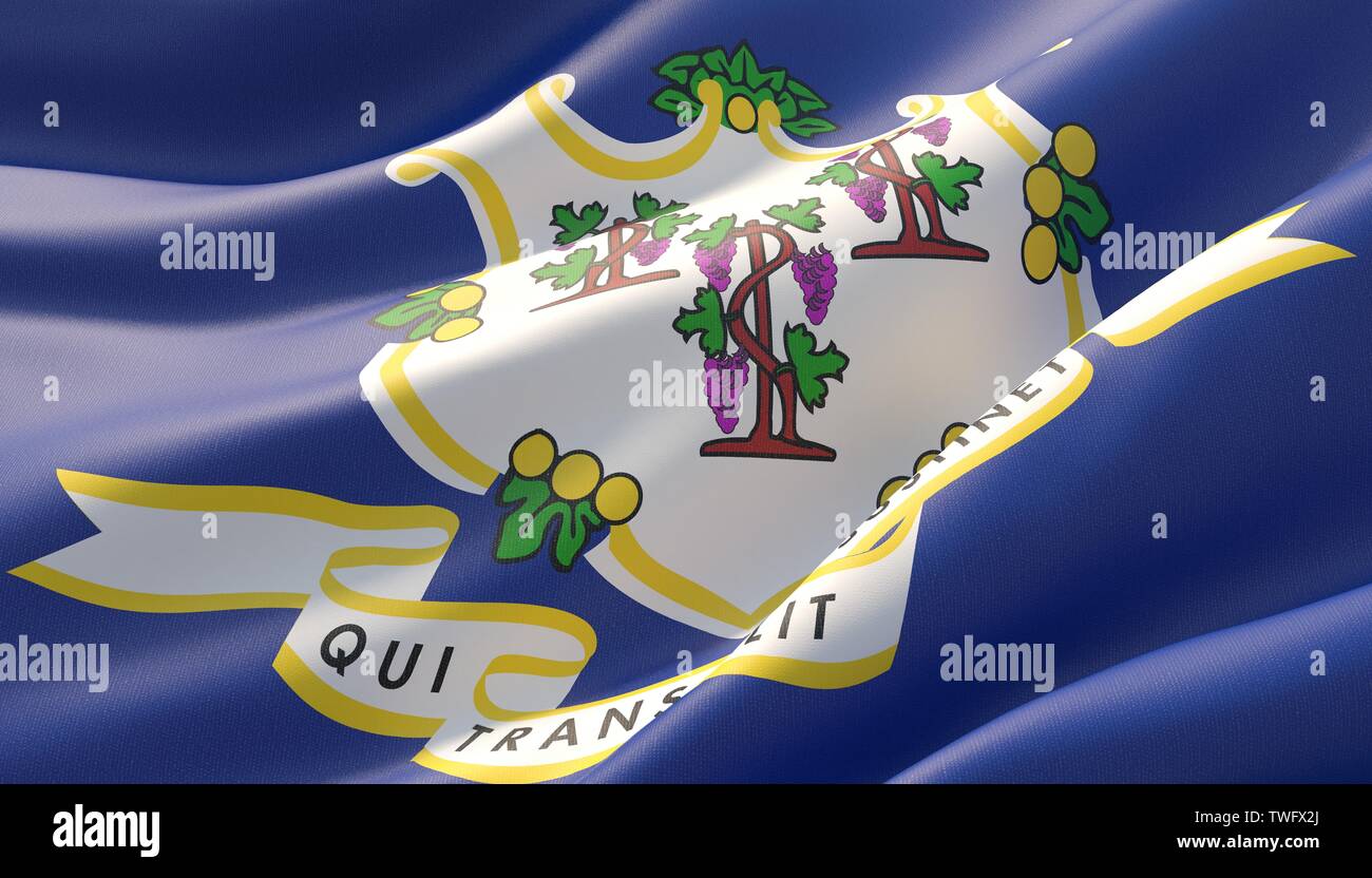 Flag of Connecticut - United States of America states flags collection ...