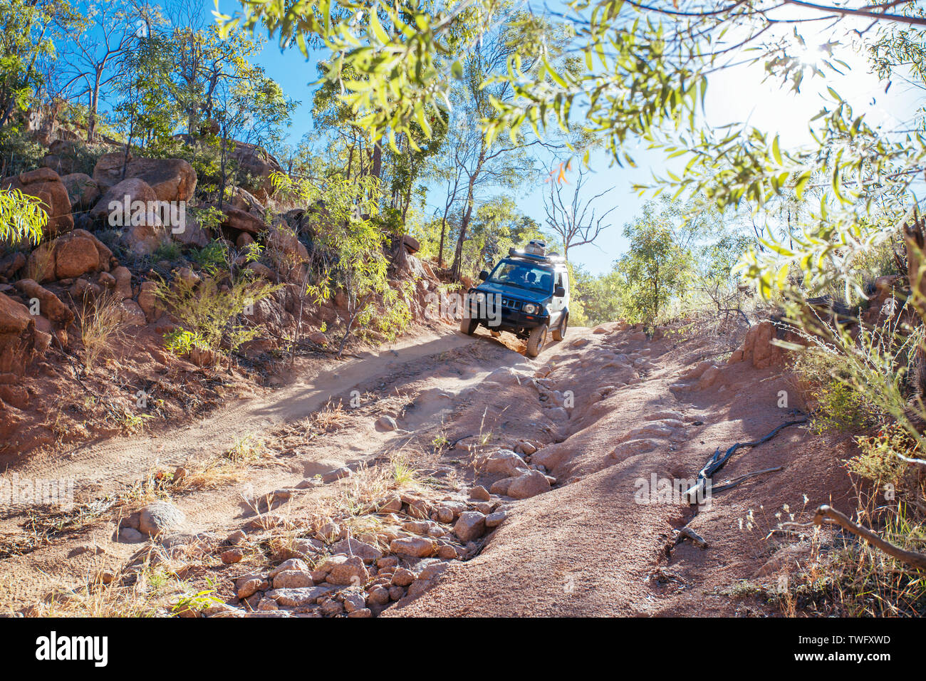 4WD in Outback Australia Stock Photo - Alamy